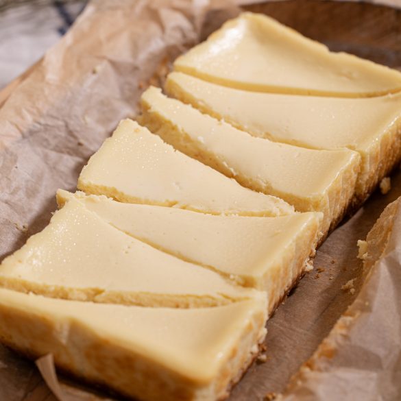 Basic Loaf Pan Cheesecake - Beat Bake Eat